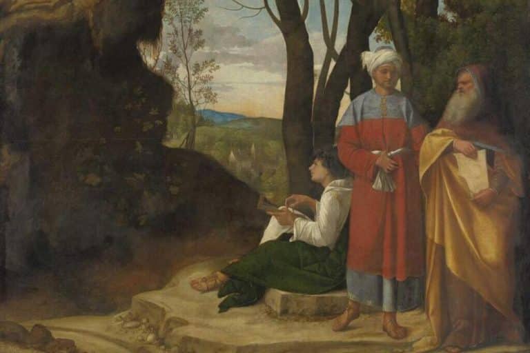 "Bellini and Giorgione in the House of Taddeo Contarini" na The Frick ...