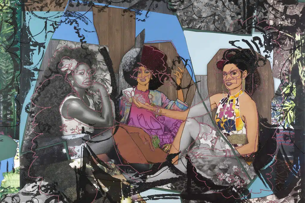 "Mickalene Thomas: All About Love" no The Broad - Arte Que Acontece