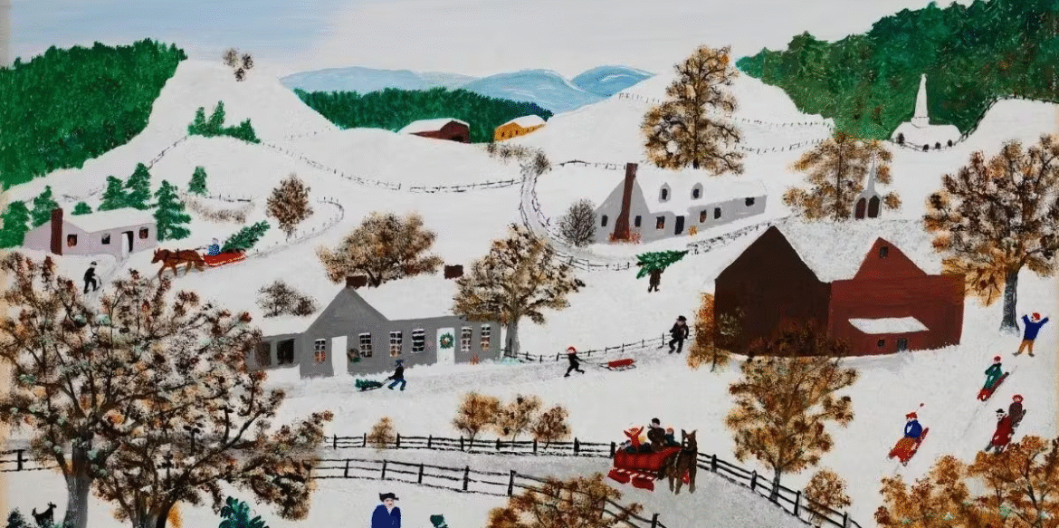 Você já ouviu falar de uma artista chamada Grandma Moses? - ARTEQUEACONTECE